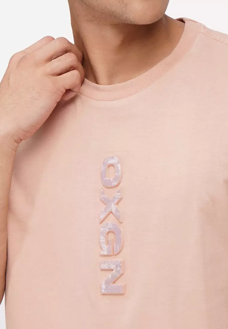 Buy OXGN Logo Embossed Graphic Print T-Shirt 2024 Online | ZALORA ...