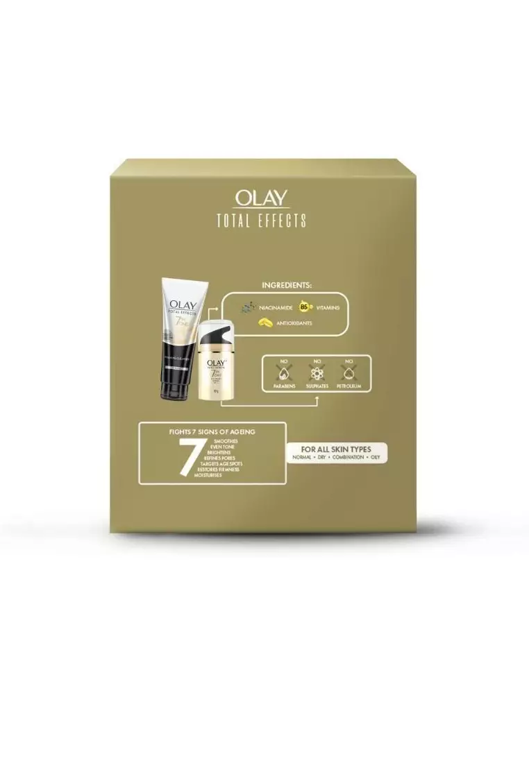 OLAY Olay - Total Effects 7 in One Day Cream SPF15 50g + Foam Cleanser ...
