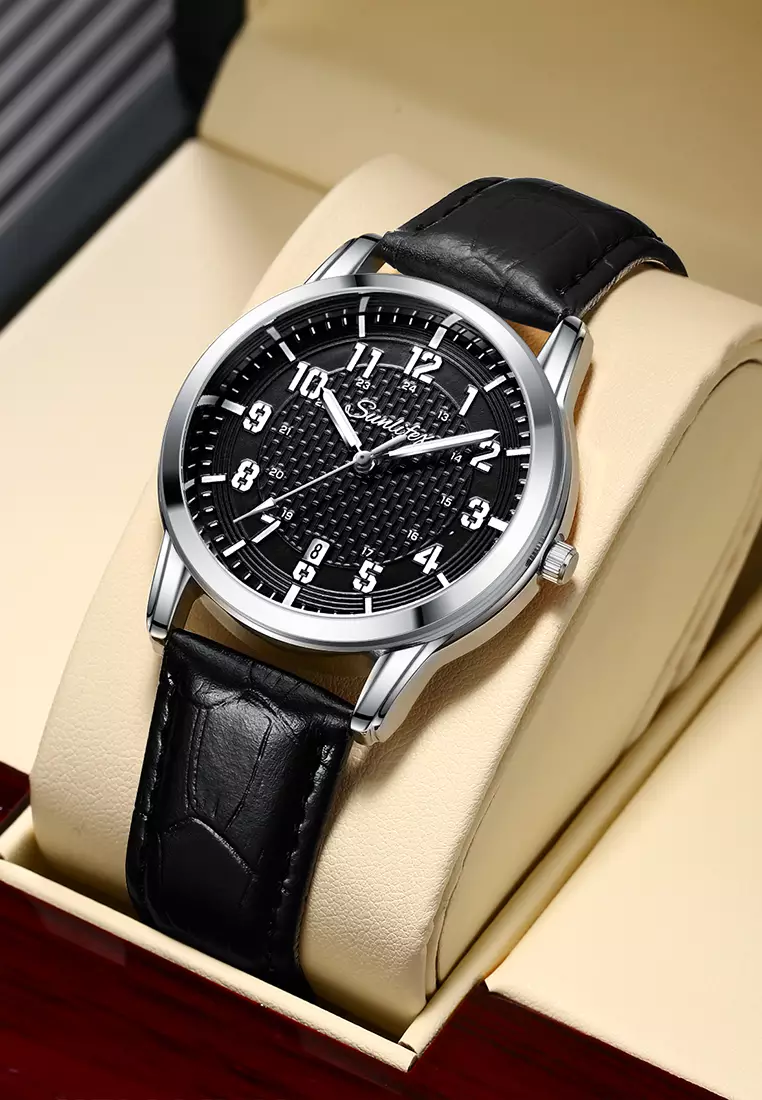 Jual Sunlifex Jam Tangan Pria Original Klasik Gaya Jam Tangan Cowok ...