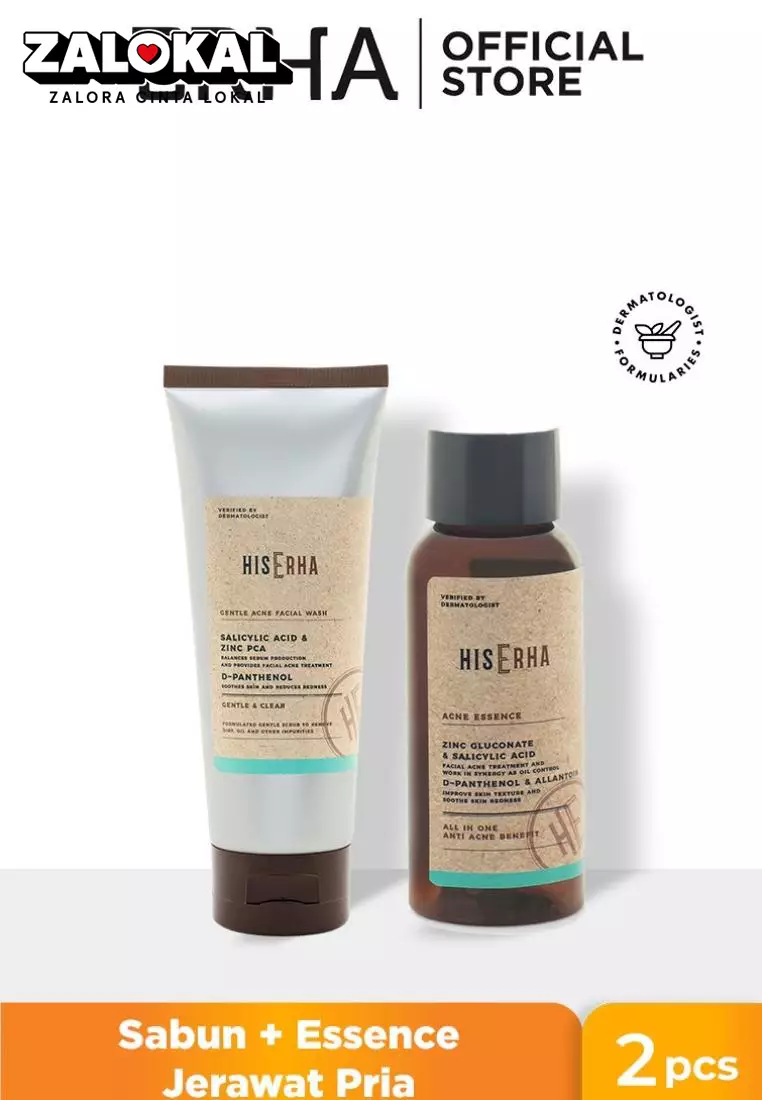 Jual Erha ERHA Value Pack His Erha Acneact Facial Wash + Acneact ...