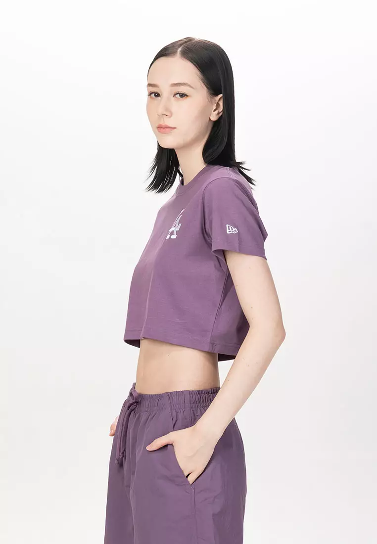 Buy New Era Los Angeles Dodgers MLB Color Era Purple Dusk Women Crop ...