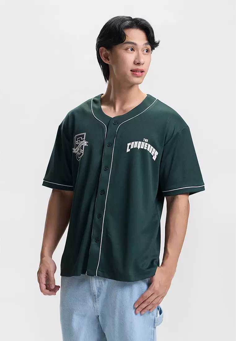 Buy Penshoppe The Conquerors Relaxed Fit Baseball Jersey 2026 Online ...