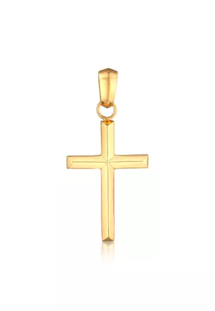 Buy Kuzzoi Men's Silver Cross Pendant – Gold-Plated 2026 Online | ZALORA