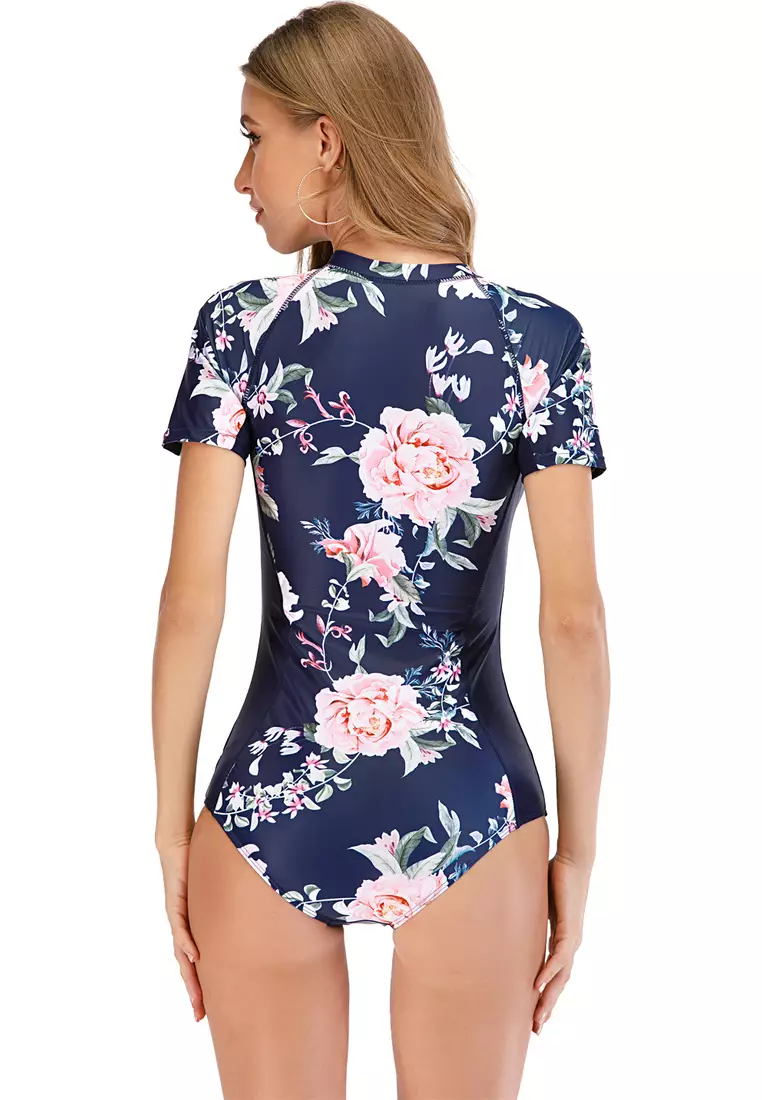 Buy Zitique Surf Print One Piece Swimsuit 2024 Online Zalora Philippines