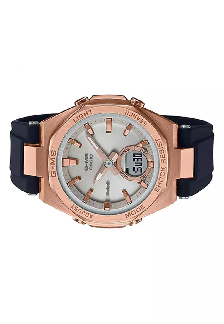 Buy Casio Baby-g Digital Analog Bluetooth Solar Powered Watch MSG-B100G-1A 2025 Online | ZALORA ...