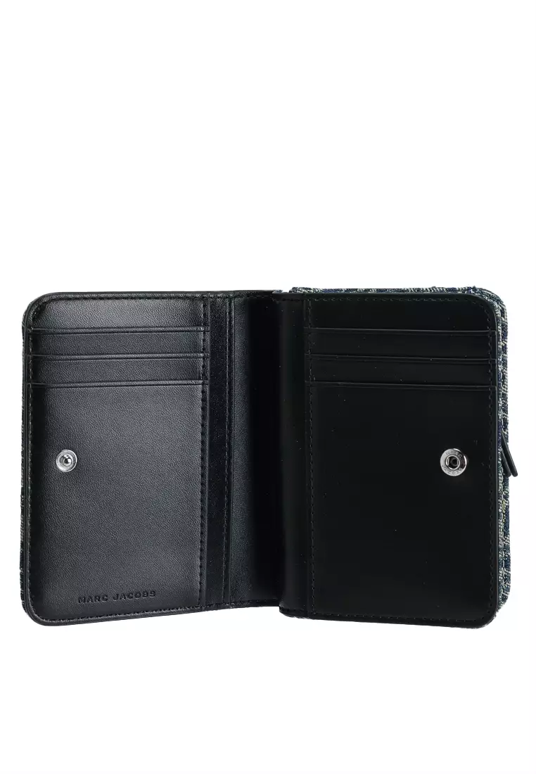 Buy Marc Jacobs The Monogram Denim J Marc Mini Compact Wallet 2025 ...