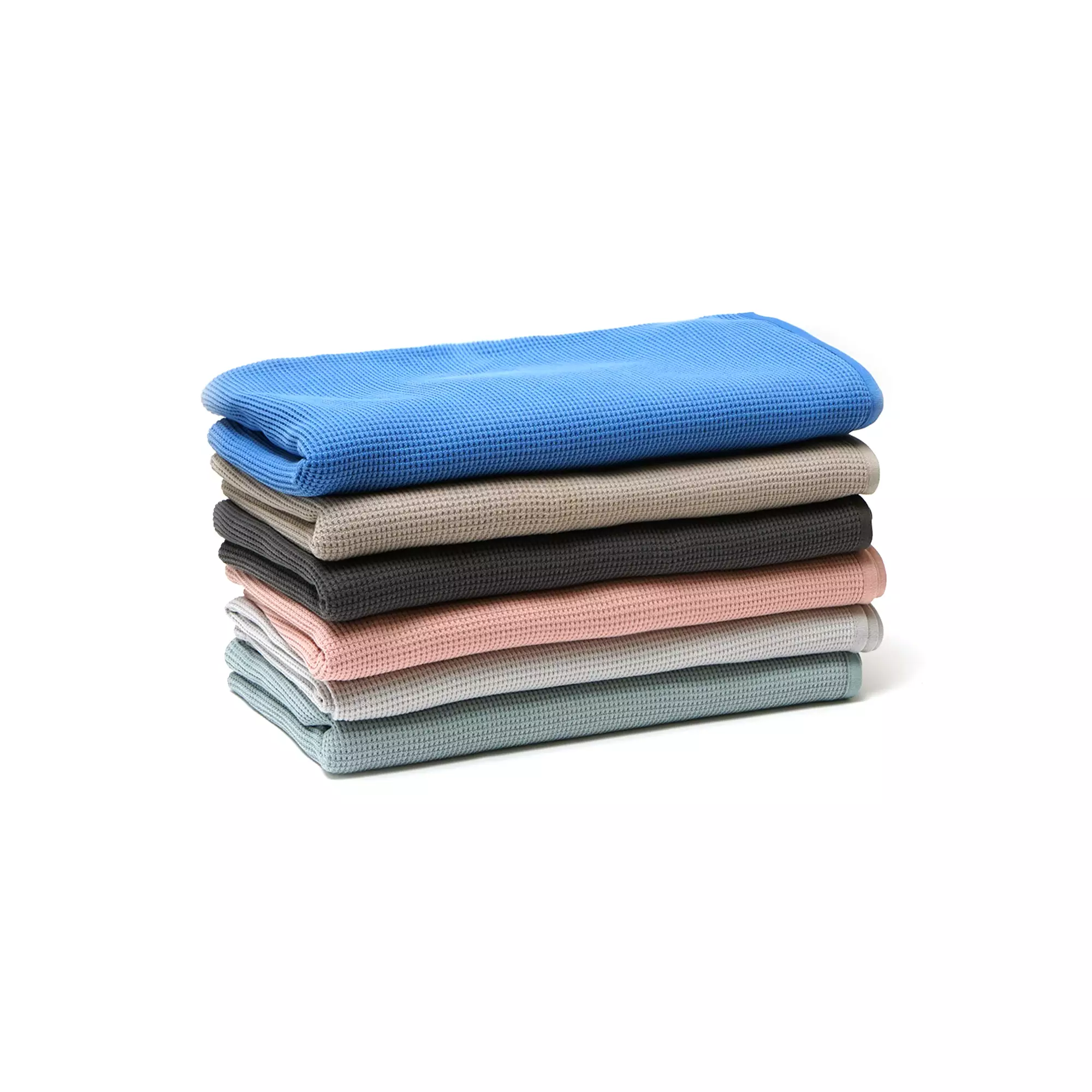 Jual FOLX Premium Cotton Waffle Bath Towel Light Grey Original 2026 ...