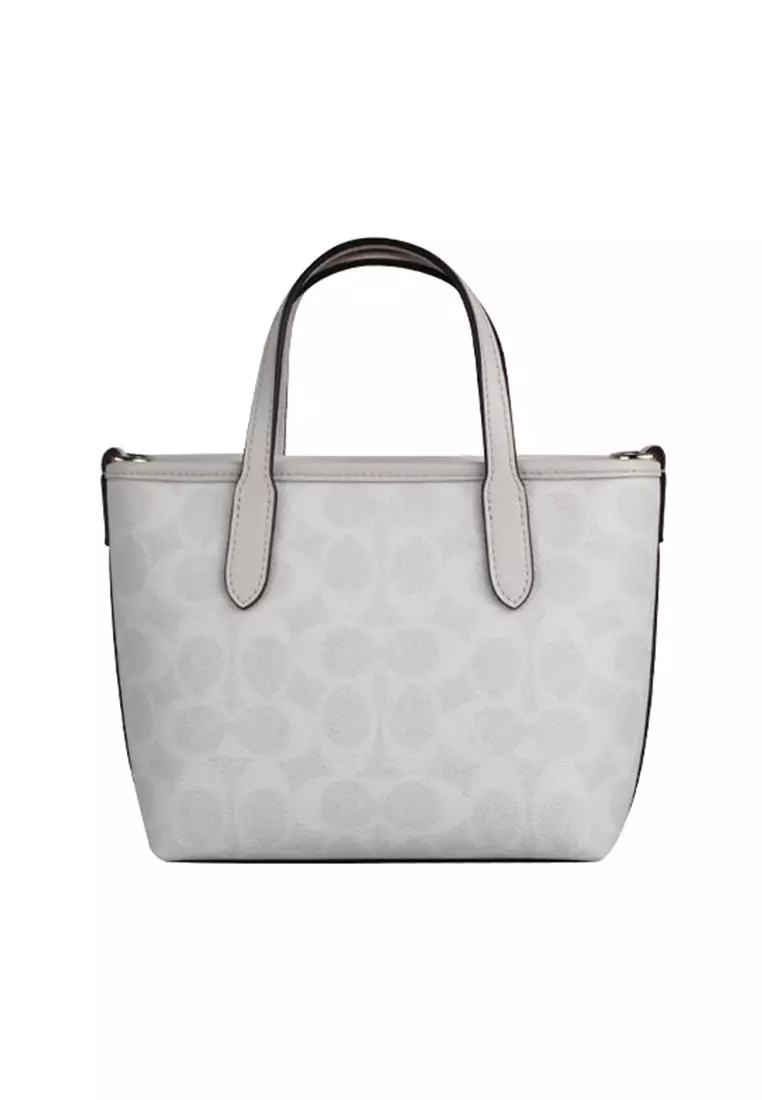Buy COACH City Mini Tote Bag In Signature Canvas CW032 2025 Online | ZALORA