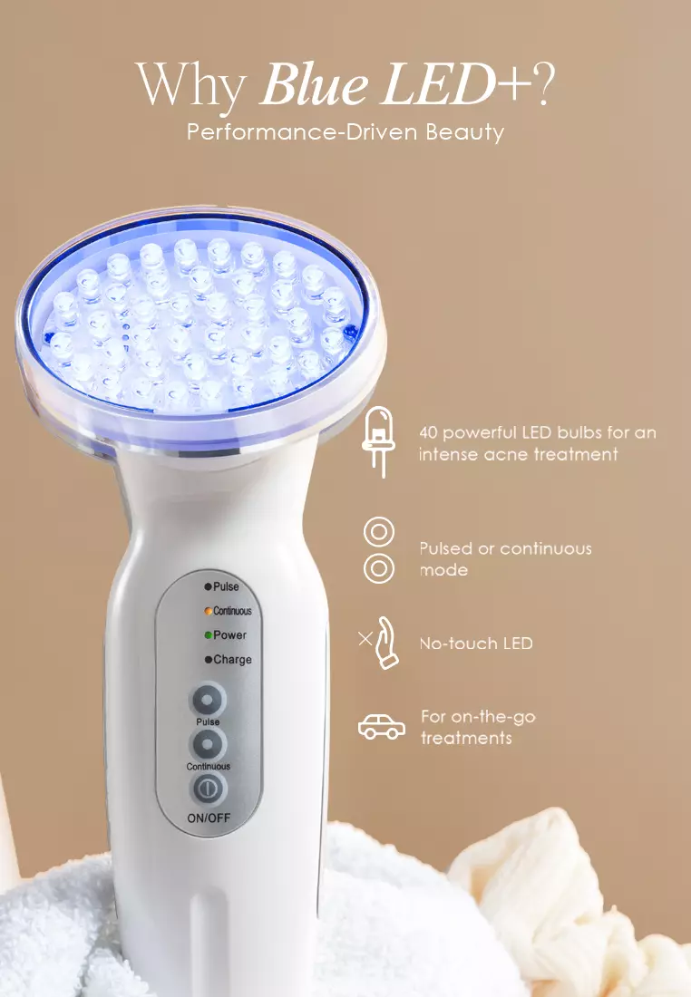 Buy Project E Beauty Blue LED+ | Acne Light Therapy Wand 2024 Online ...