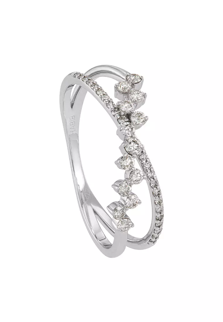 Buy HABIB HABIB Diamond Ring in 375/9K White Gold 273190525(WG) Online ...