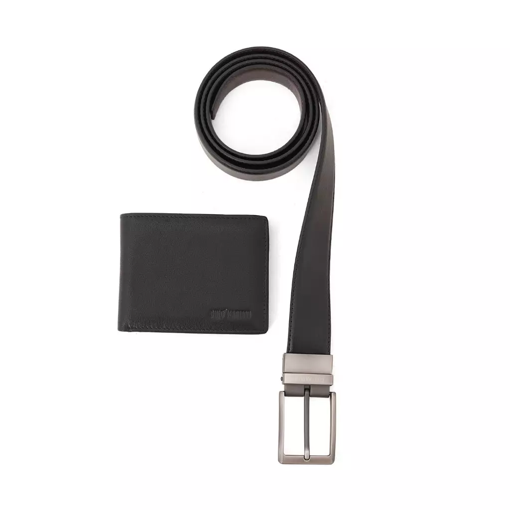 Jual Gino Mariani Gino Mariani Corvin - Boxed 2 In 1 Wallet & Belt Gift ...