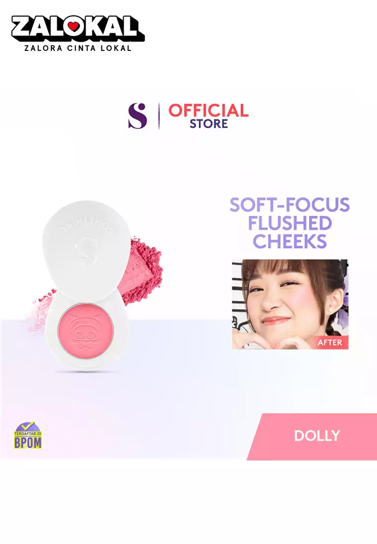 Jual SOMETHINC SOMETHINC Mademoiselle Soft Focus Powder Blush - Dolly Original 2024 | ZALORA ...