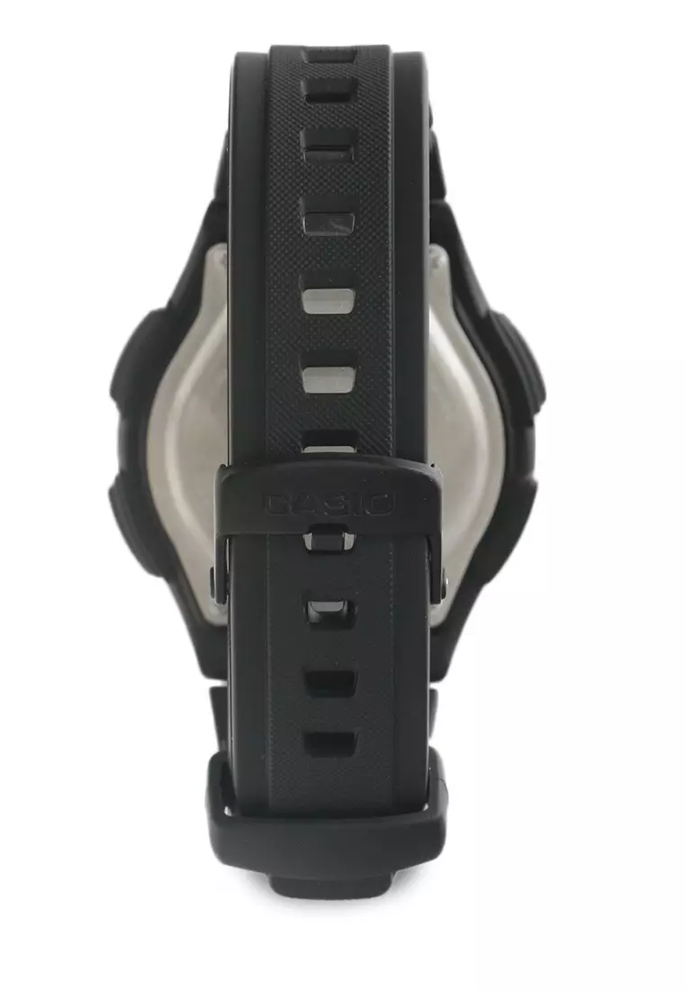 Jual Casio Casio Jam Tangan Pria - Black Silver - Silicon - AQ-180W-1BVDF Original 2025 | ZALORA ...
