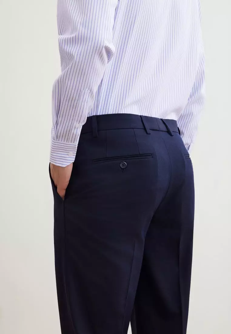Buy G2000 G2000 Multi-Way Stretch Smart Fit Twill Suit Pants with ...