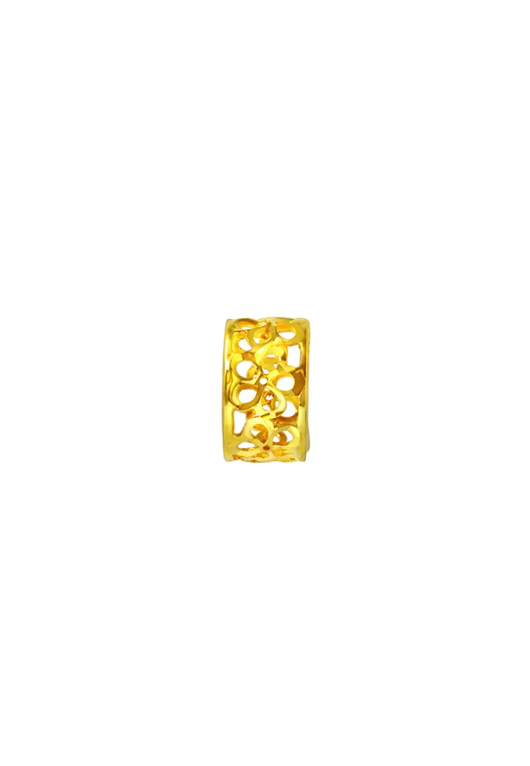 Buy TOMEI TOMEI Flower-Pattern Charm, Yellow Gold 916 2025 Online ...