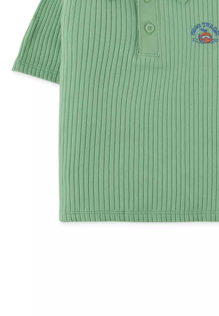 Buy Gingersnaps Baby Boys Rib Collar Baby Polo Shirt 2025 Online | ZALORA Philippines