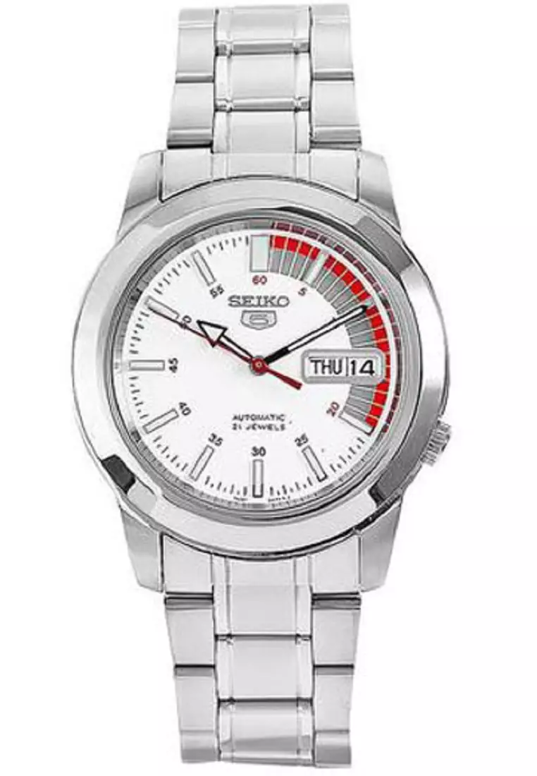 Jual Seiko 5 Automatics 21 Jewels SNKK25K1 Stainless Steel Silver ...