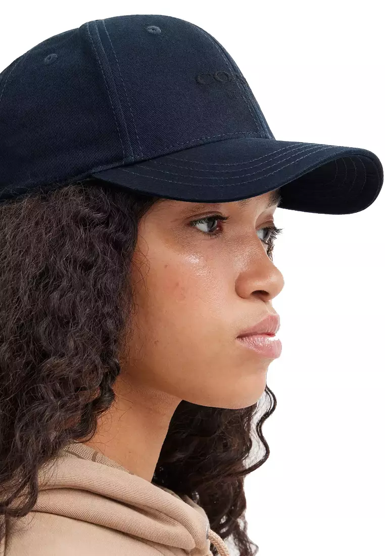 Buy COACH Embroidered Baseball Hat - Navy CAA64 2026 Online | ZALORA ...