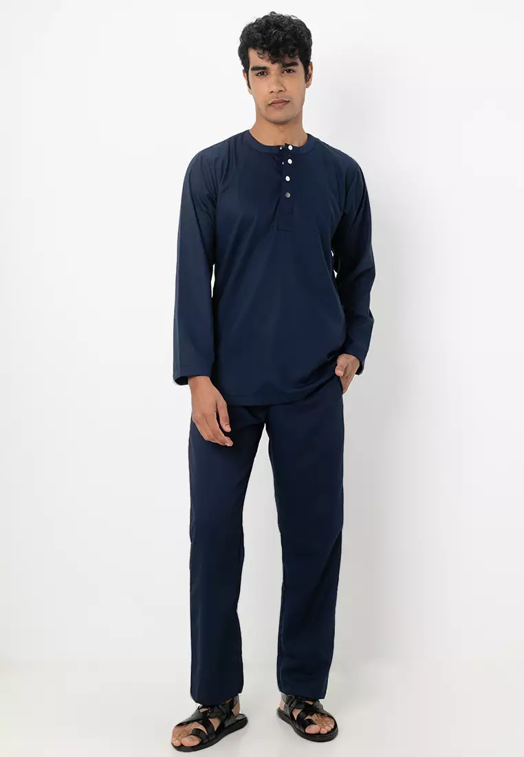 Buy FIDELIO JASPAR Modern Baju Melayu Nehru Collar Online | ZALORA Malaysia