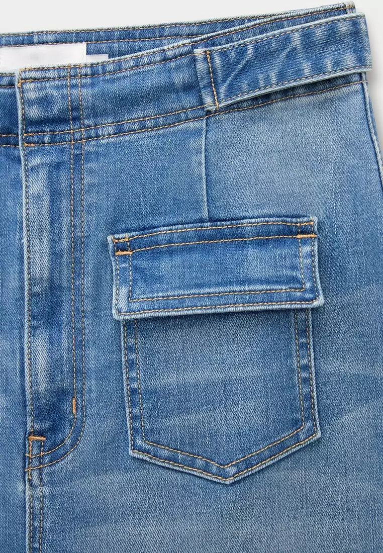 Buy Pomelo Front Pocket Jeans - White 2026 Online | ZALORA