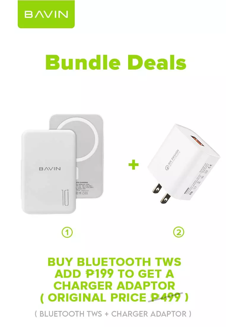 Buy BAVIN PC1016 10000mAh 15W Wireless Magnetic Charging Power Bank w/ 20W Wired Fast Charge ...