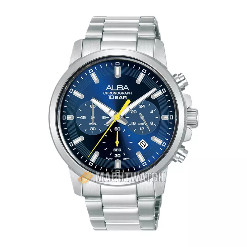 Jual Alba Jam Tangan Pria Alba Active AT3J55X1 Men Chronograph Blue ...