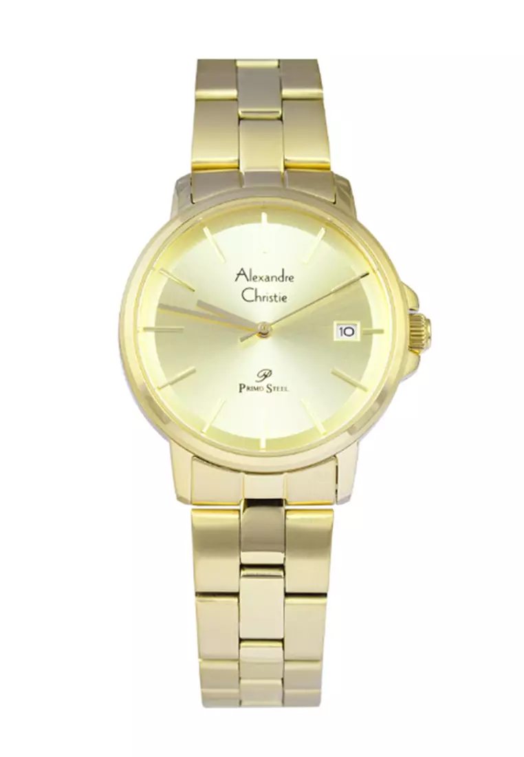 Jual Alexandre Christie ALEXANDRE CHRISTIE AC 1032 FULL GOLD STEEL ...