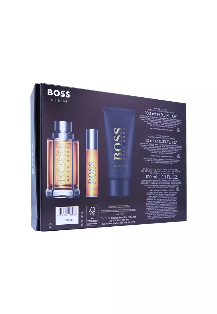 Jual Hugo Boss Hugo Boss Boss The Scent Man (Gift Set A) 100 ML + 10 ML ...