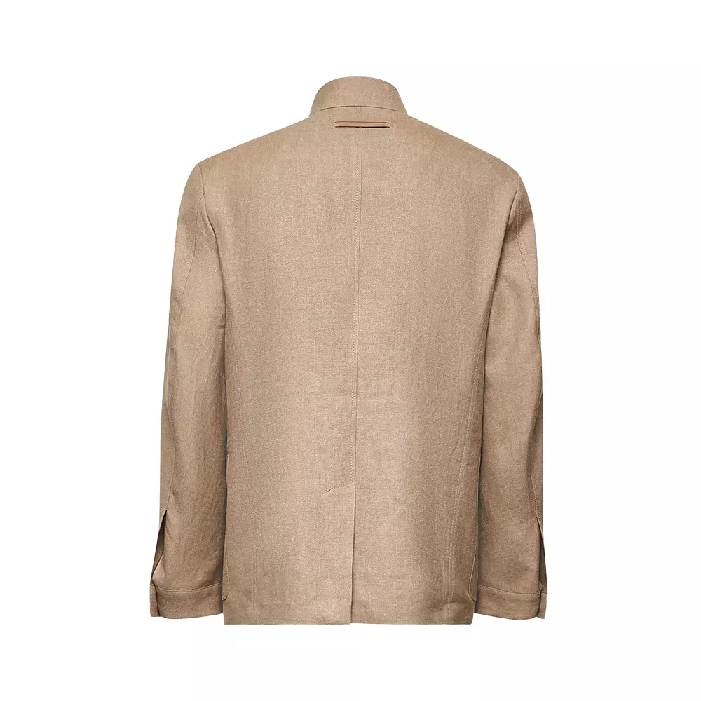 Jual Zegna Oasi Cashmere Il Conte Jacket Light Taupe Original 2025 ...