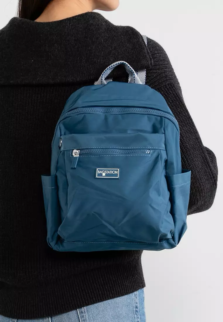 Buy Bagstation Crinkle Nylon Small Backpack Online | ZALORA Malaysia