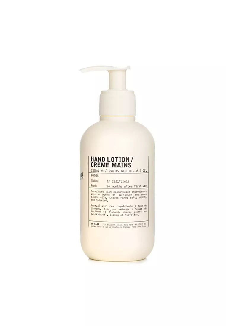 Buy Le Labo LE LABO - Basil Hand Lotion 250ml/8.3oz 2026 Online | ZALORA