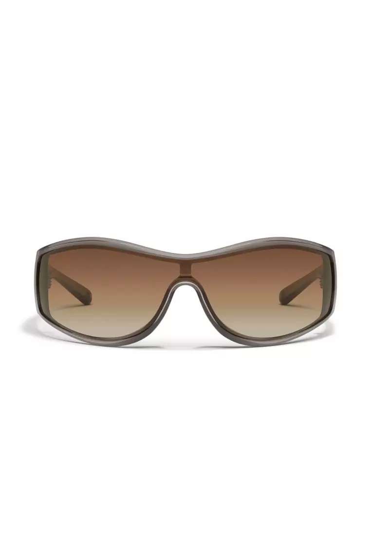 Buy QUAY Speed Dial Sunglasses - Grey/Sepia Online | ZALORA Malaysia