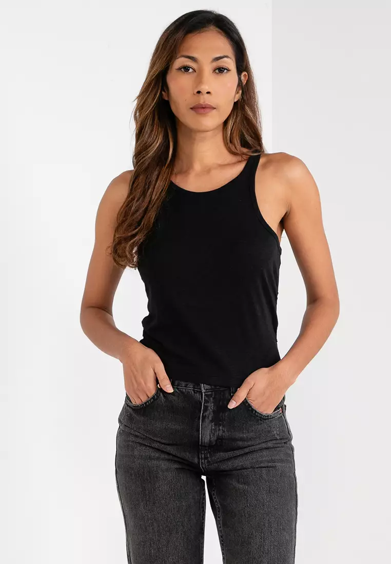 Buy Superdry Round Neck Tank Top Online | ZALORA Malaysia