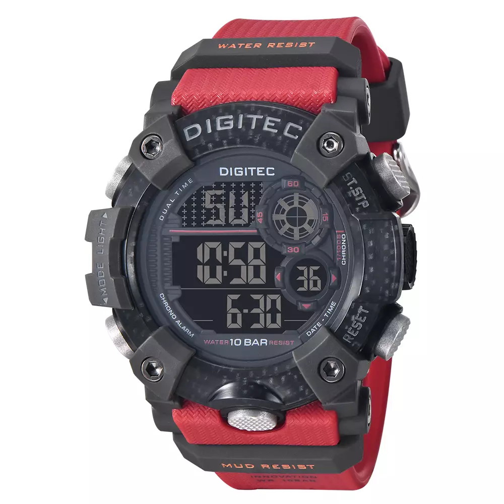 Jual Digitec Jam Tangan Unisex Digitec 5118T Original Garansi Rubber ...