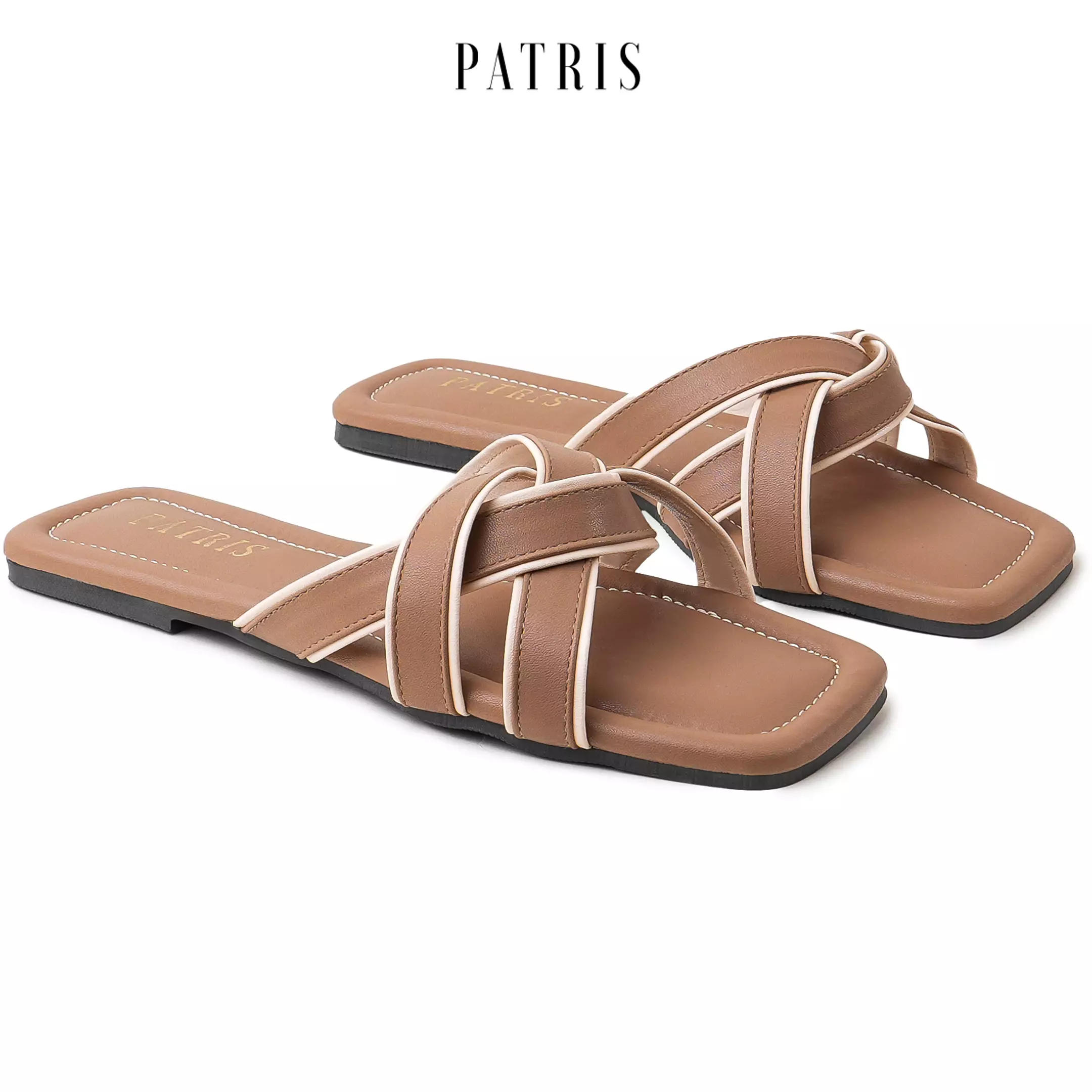 Jual PATRIS Patris Marcheline Sandal Wanita Flat / Teplek Original 2024 | ZALORA Indonesia