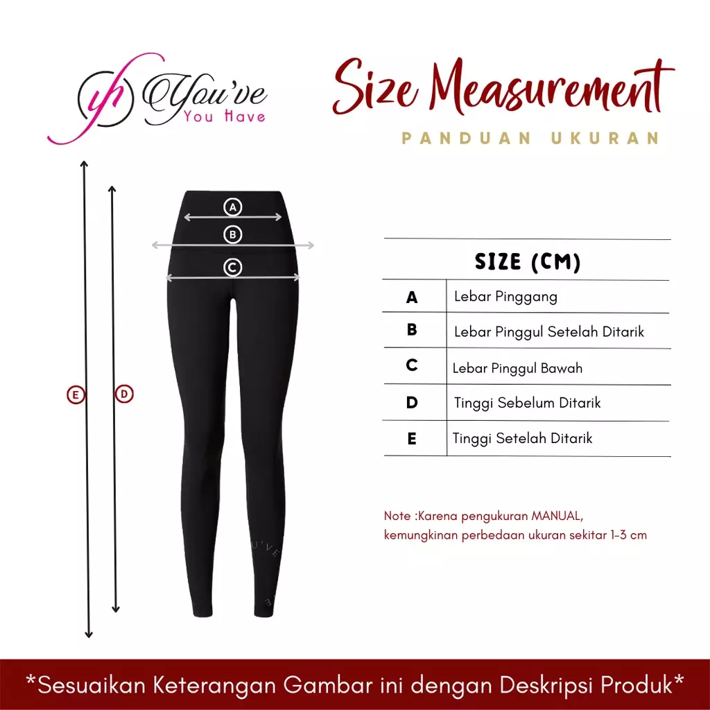 Jual Youhave You’ve (YouHave) Stocking Legging Panjang Pantyhose Panty ...