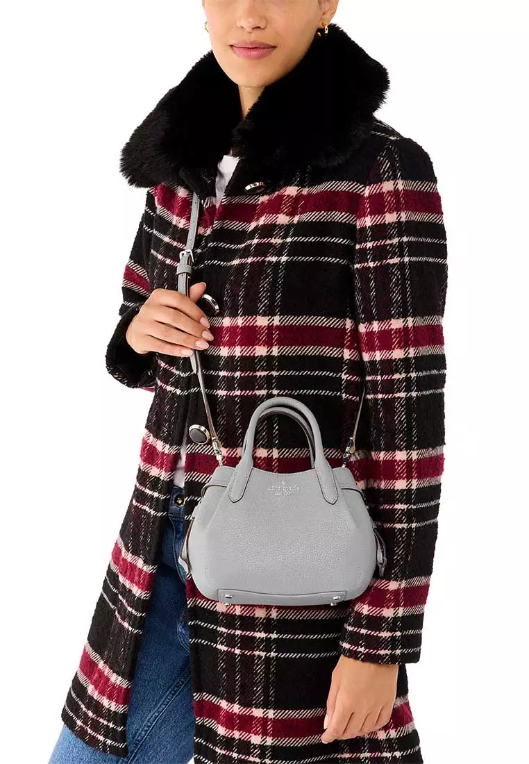 Buy Kate Spade Dumpling Pebbled Leather Mini Triple Compartment Satchel ...