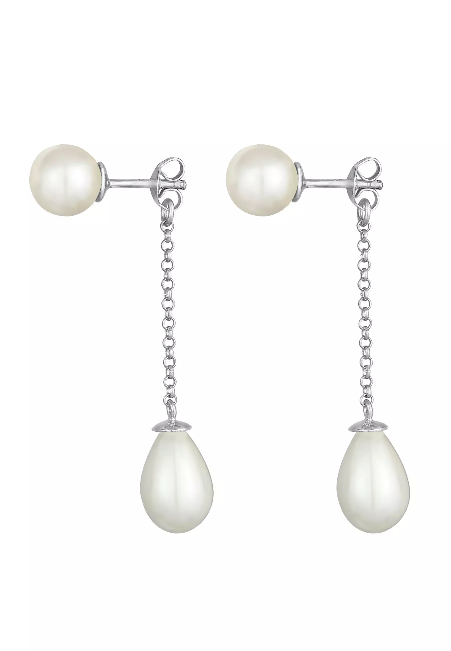 Buy ELLI GERMANY Swarovski® Pearl Ear Jacket Earrings – 925 Silver 2026 ...