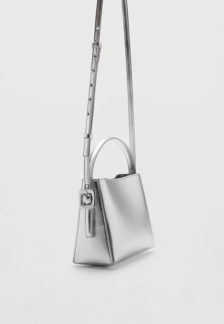 Jual Mango Metallic Mini-Shopper Bag Original 2024 | ZALORA Indonesia