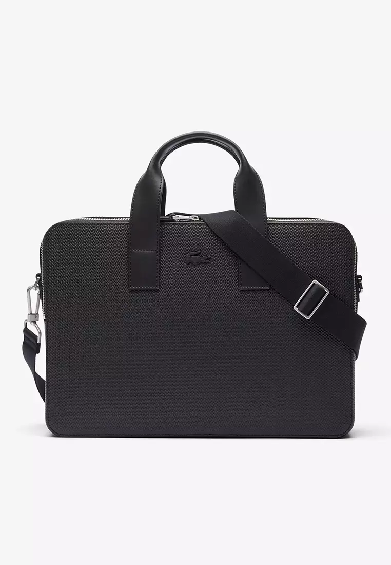 Buy Lacoste Chantaco Leather Laptop Bag 2025 Online | ZALORA