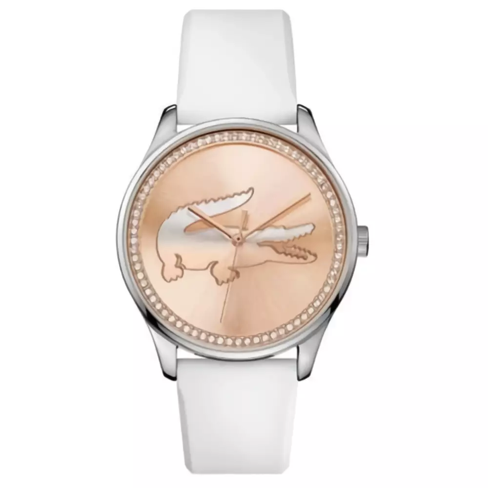 Jual Lacoste Lacoste Victoria White Silicone Band Original 2023 ...