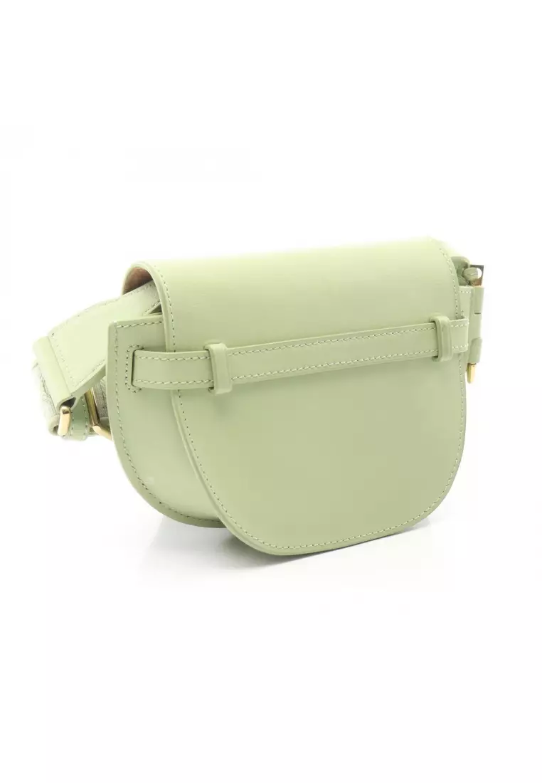 Buy LOEWE Pre-Loved LOEWE Gate dual bag mini Shoulder bag leather Light ...