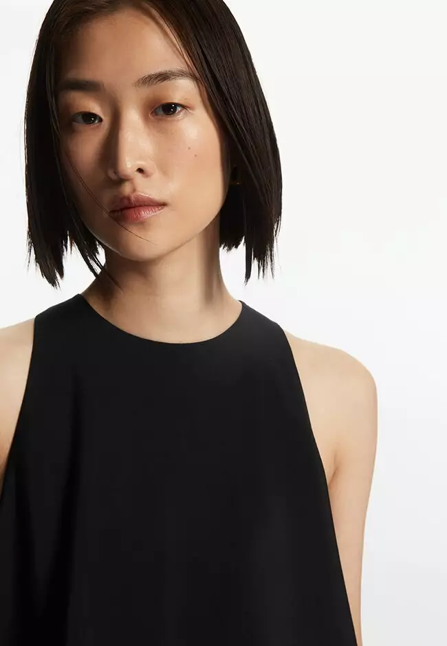 COS Racer-Neck Midi Dress 2025 | Buy COS Online | ZALORA Hong Kong