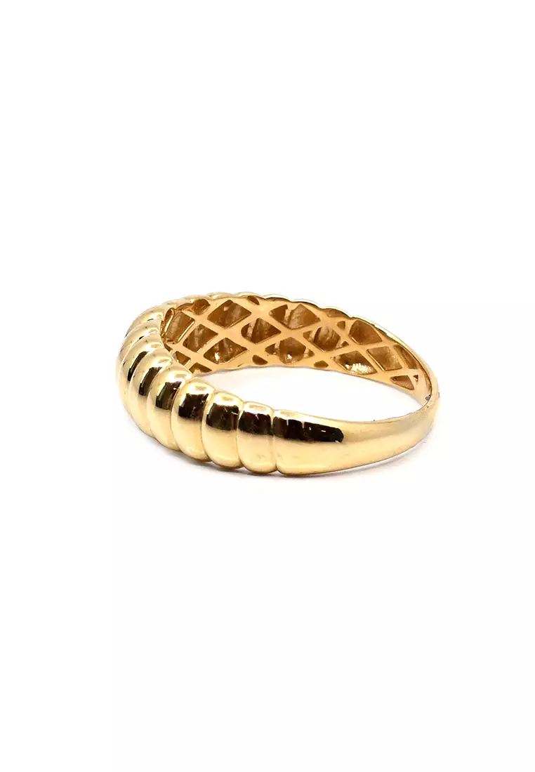 Buy CEBUANA LHUILLIER JEWELRY 18K Italian Made Yellow Gold Lady Ring ...