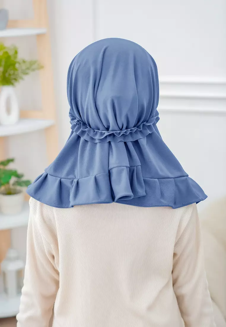Jual COTTON BEE Cotton Bee - Ziva Ruffle Instan | Hijab Instan Anak ...
