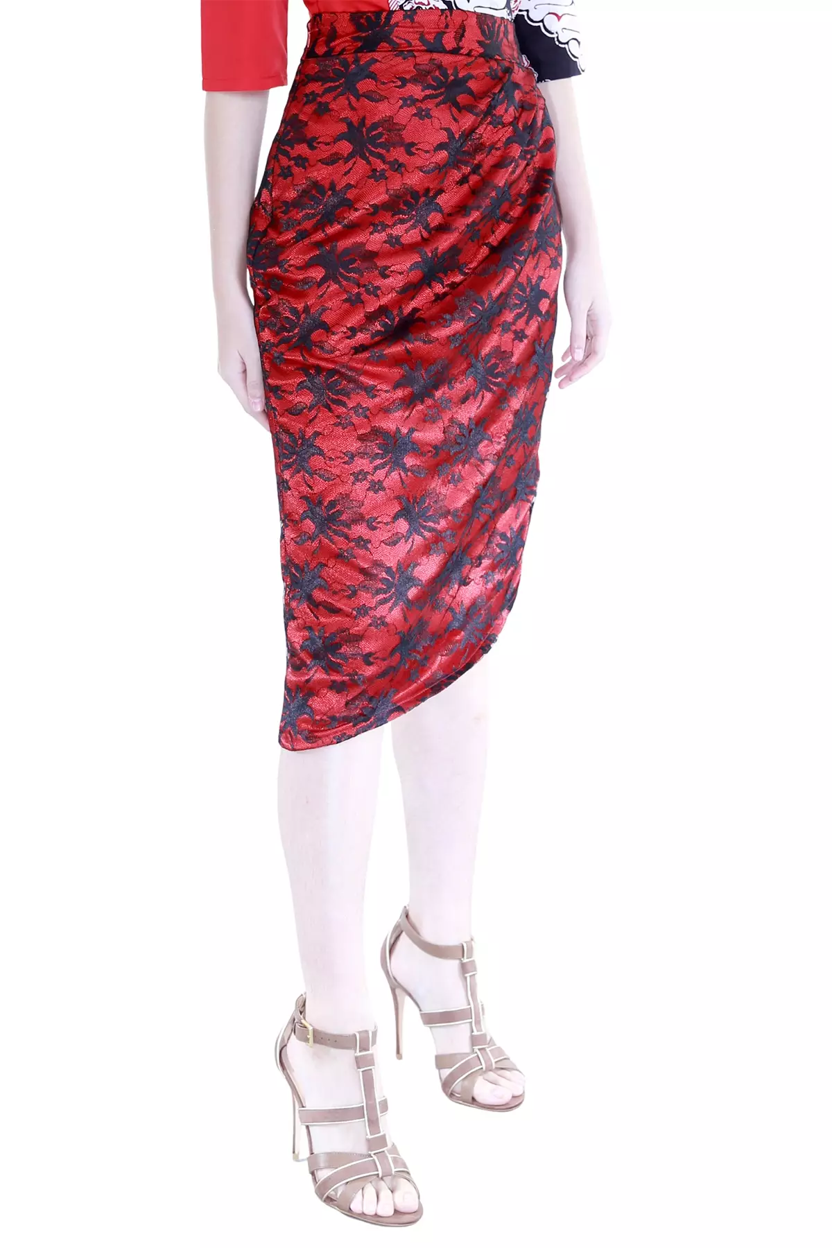 Jual DhieVine Batik Antari Abang Ireng skirt Original 2026 | ZALORA ...