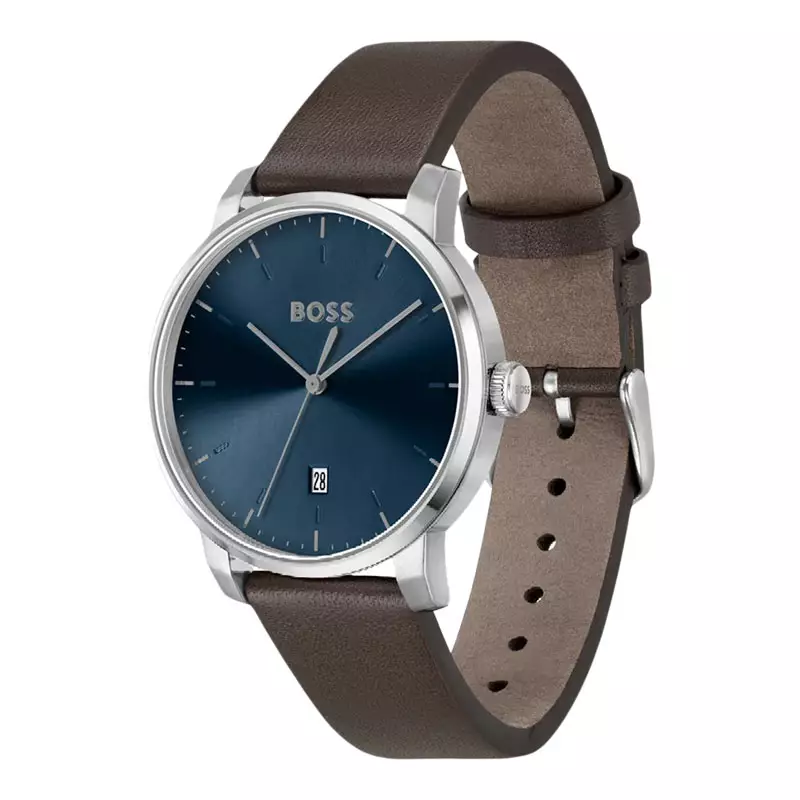 Jual Hugo Boss Jam Tangan Pria Hugo Boss Dean 1514160 Men Blue Dial ...