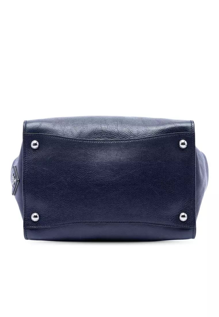 Buy Prada Pre-Loved Prada Glace Calf Sound Lock Satchel 2026 Online ...