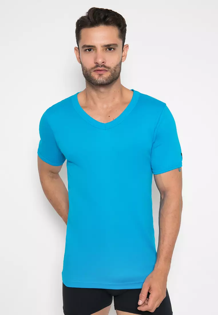 Jual LGS LGS Innerwear - Blue - VNeck - 1 Pcs - LETS.003.377.LB.7C ...