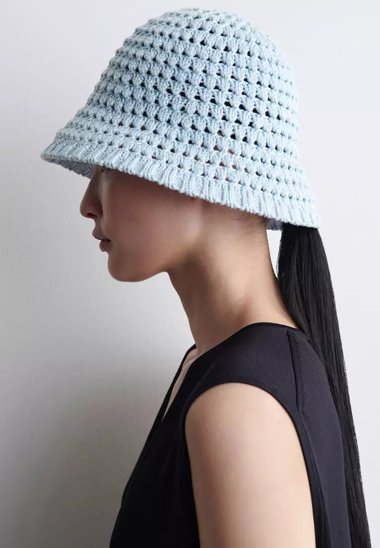 Buy COS Crochet Bucket Hat 2025 Online | ZALORA